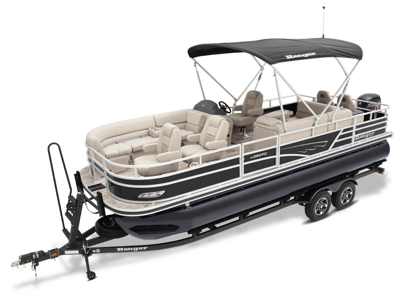 Ranger 220FC | Reata Series 24ft. 2in. Fish & Cruise Pontoon